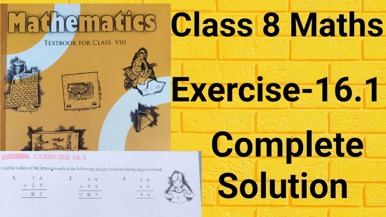 exercise 16.1 class 8 maths || playing with numbers class 8 || ncert ...