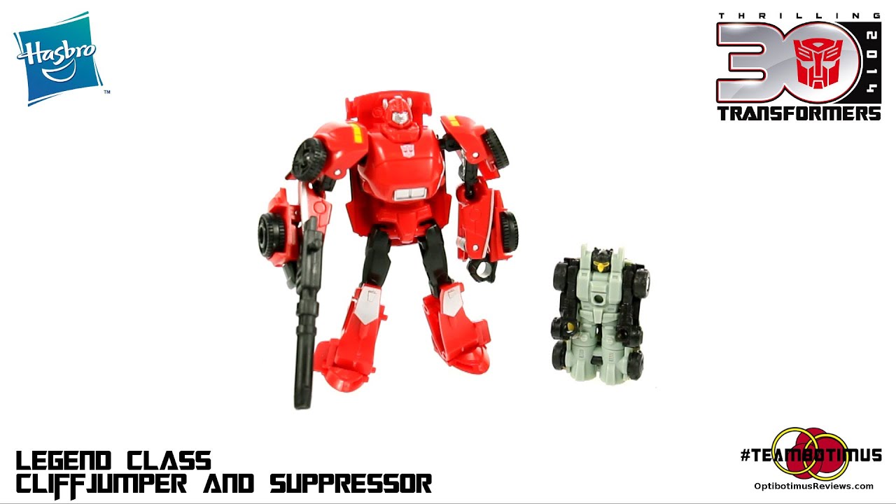 Video Review of the Transformers Generations: Legend Class Cliffjumper ...