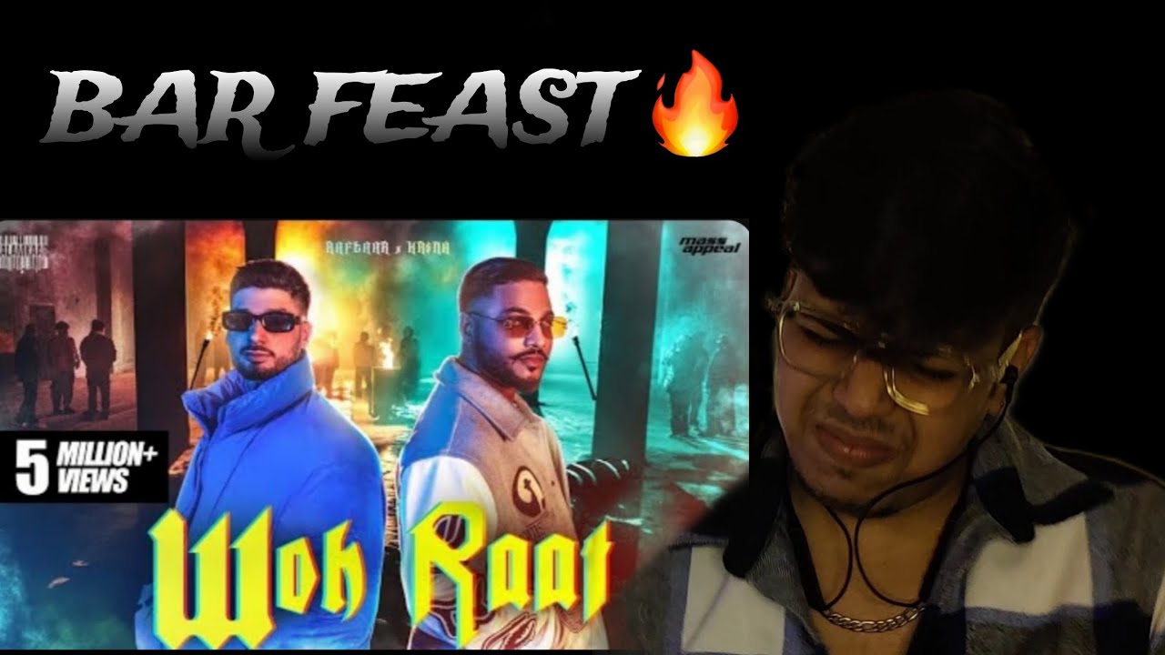 RAFTAAR X KR$NA | WOH RAAT | Official video|Reaction #raftaar #viral # ...