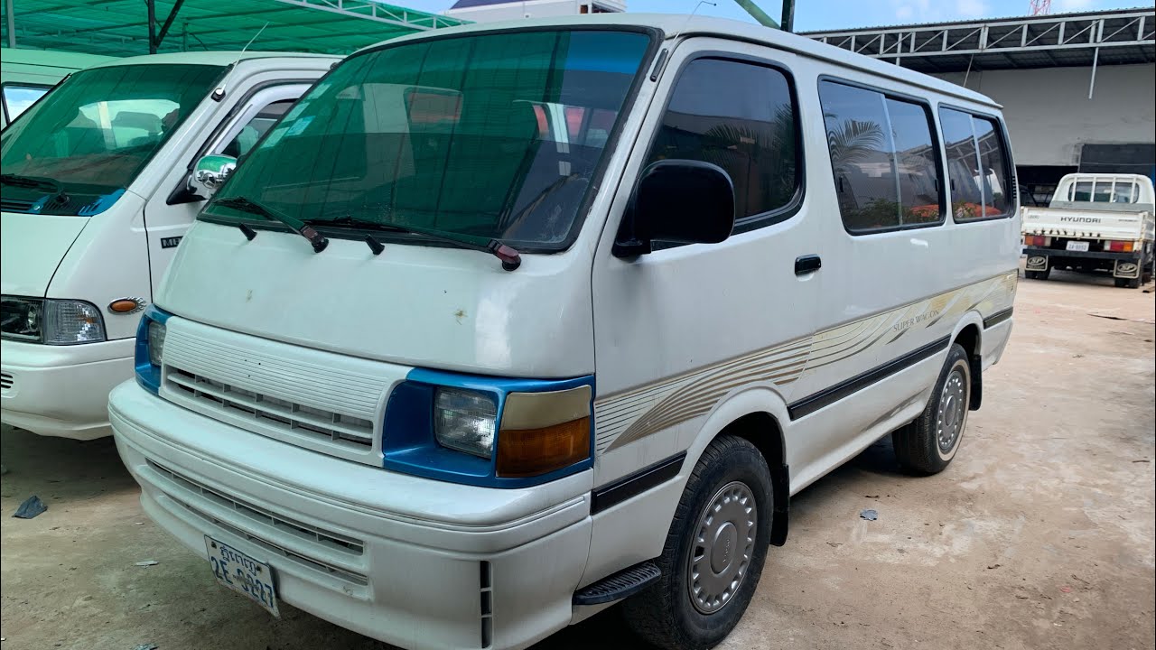 $4,500 ឡានលក់ តូយ៉ូតាហៃយ៉ាស់/Toyota hiace 94/សាច់ដែកស្អាតម៉ាសុីនអេម ...