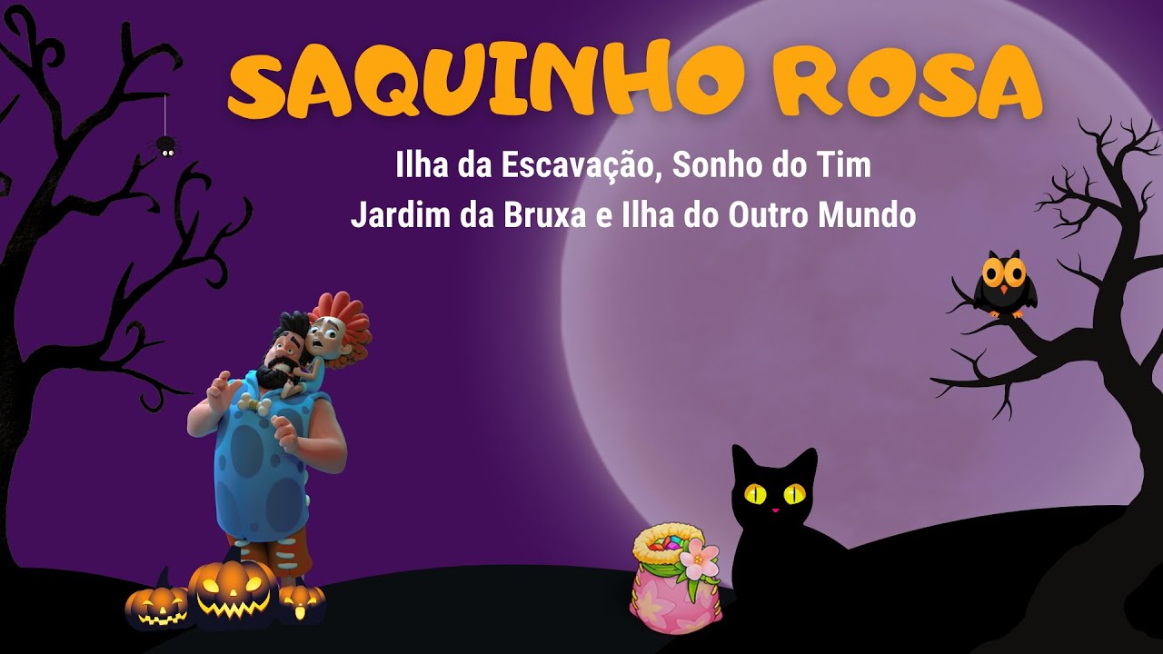 SAQUINHO ROSA DA ILHA DA ESCAVAÇÃO, SONHO DO TIM, JARDIM DA BRUXA e ...