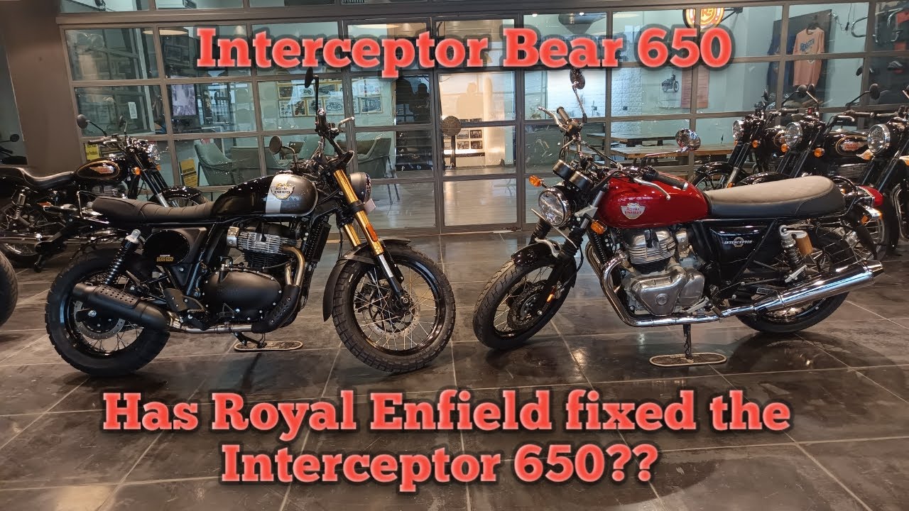 Royal Enfield Bear 650 vs Interceptor 650. We break it down for you ...