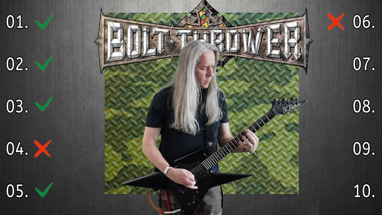 If You Know All These Songs You ARE Bolt Thrower - YouTube