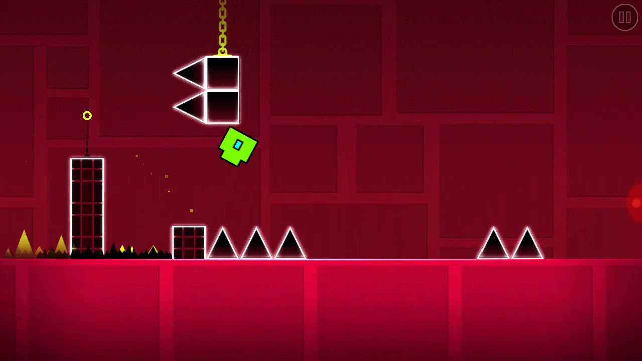 Pasando el nivel 4 nuevo gameplay geo metry dash.. - YouTube