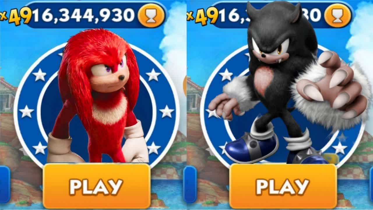 Sonic Dash - Fire Knuckles VS Werehog _ Sonic vs All Bosses Zazz Eggman ...