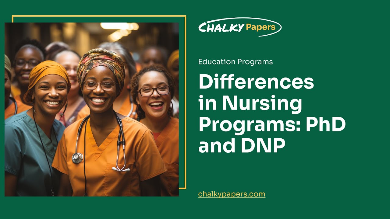 Differences in Nursing Programs: PhD and DNP - Essay Example - YouTube
