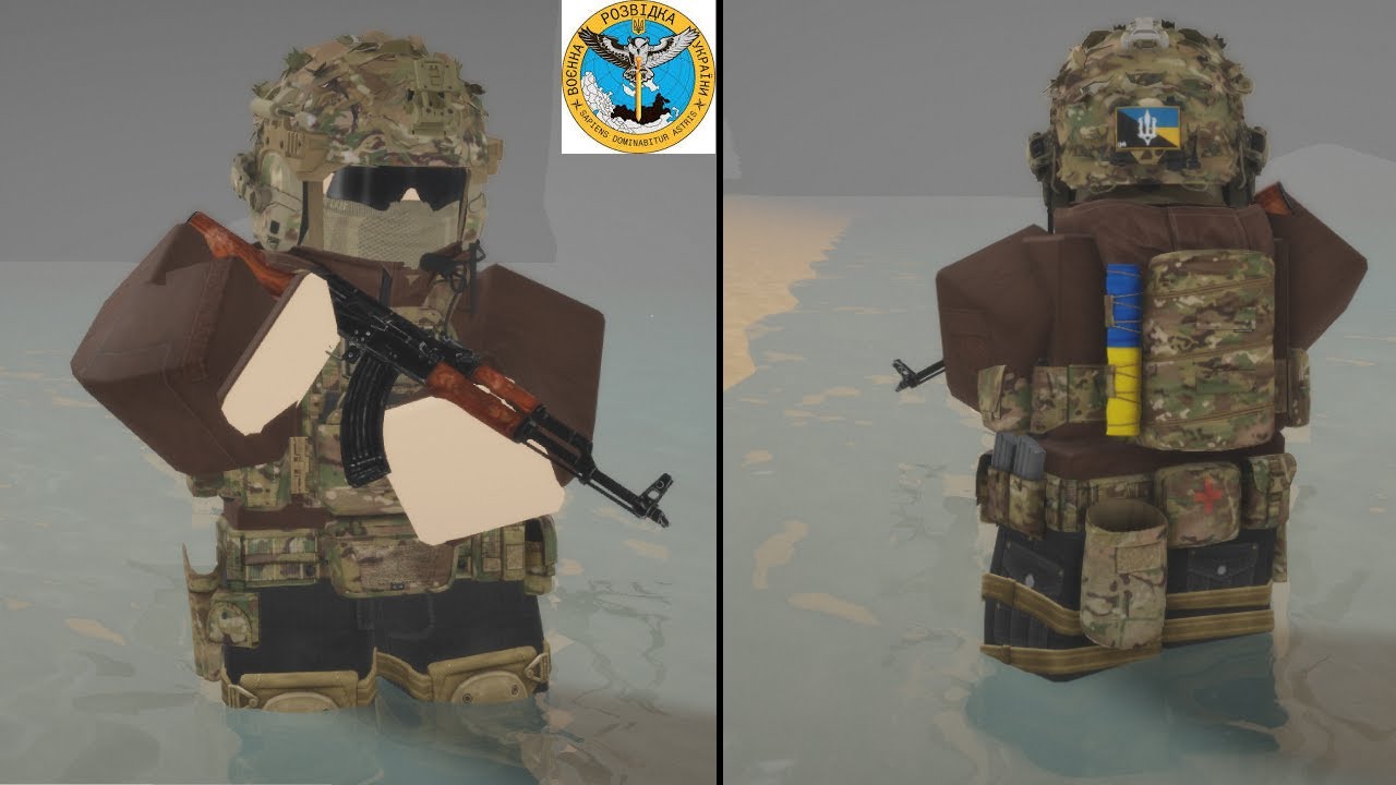 ROBLOX UKRAINE OPERATOR AVATAR BUILD TUTORIAL Zombie Apocalypse ...