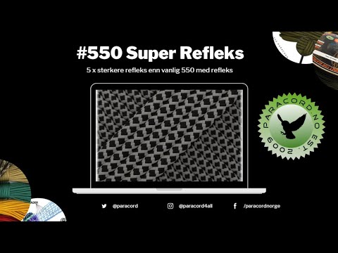 550 Paracord - Super refleks - YouTube