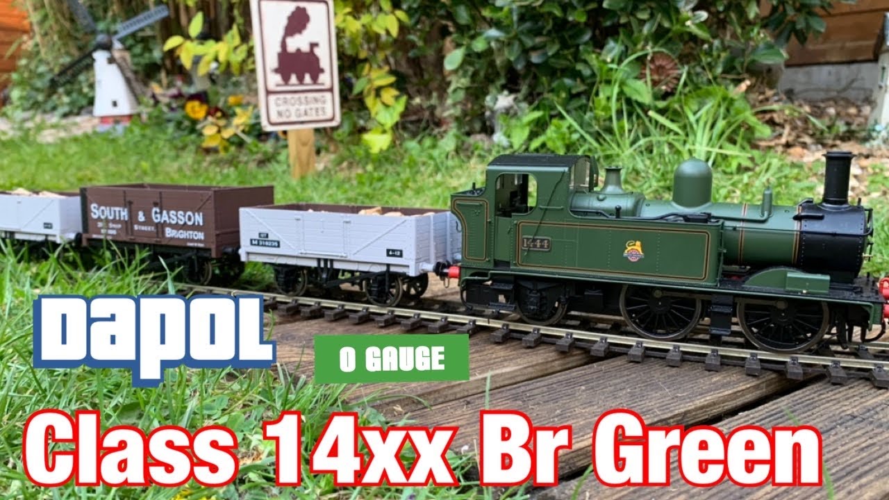 New Dapol Class 14xx BR Green Crest - O Gauge Locomotive Review ! - YouTube