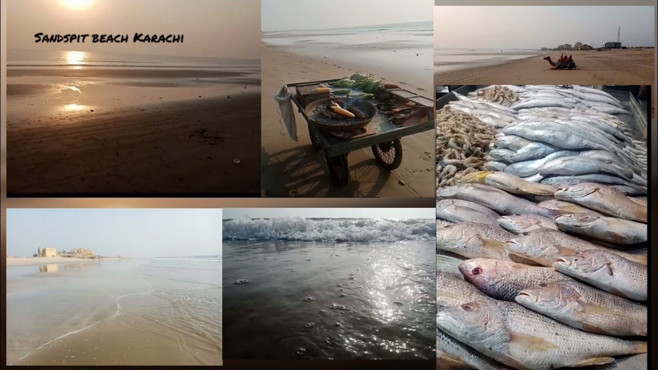 Sandspit Beach 🏖️ Karachi - YouTube