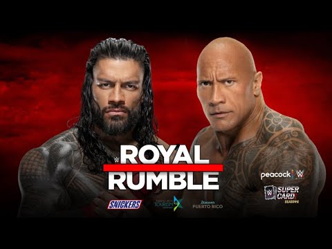 FULL MATCH - Roman Reigns vs. The Rock: WWE Royal Rumble 2025 - YouTube