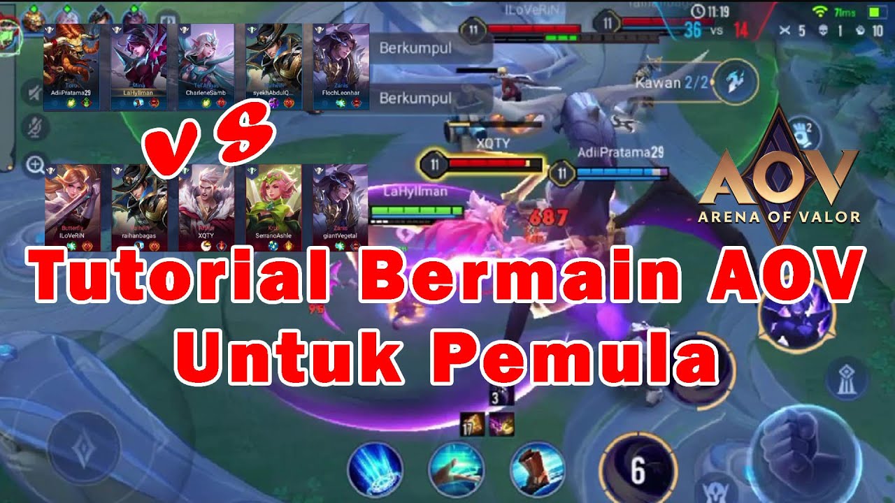 NEW GAME PLAY AOV 2023 CARA BERMAIN AOV UNTUK PEMULA EMBLEM & BUILD-Arena Of Valor - YouTube