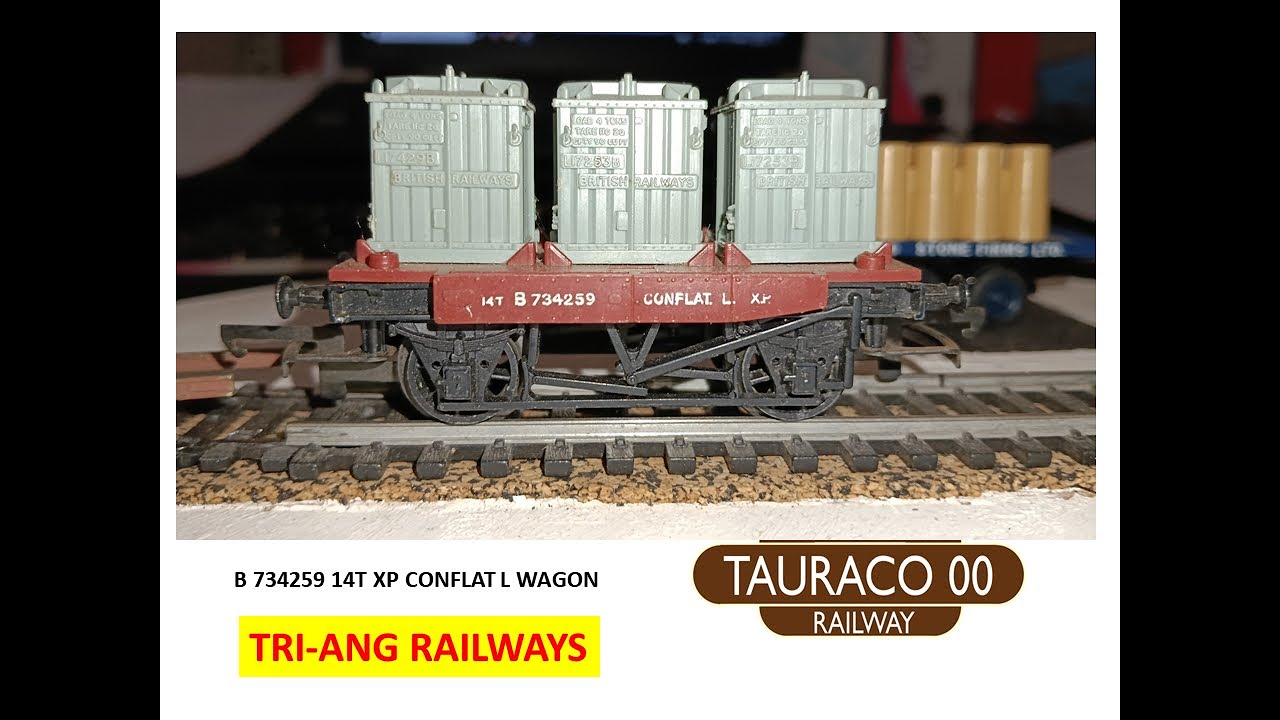 L shape conflat cement powder wagon, Tri-Ang, cement hoppers, cement ...