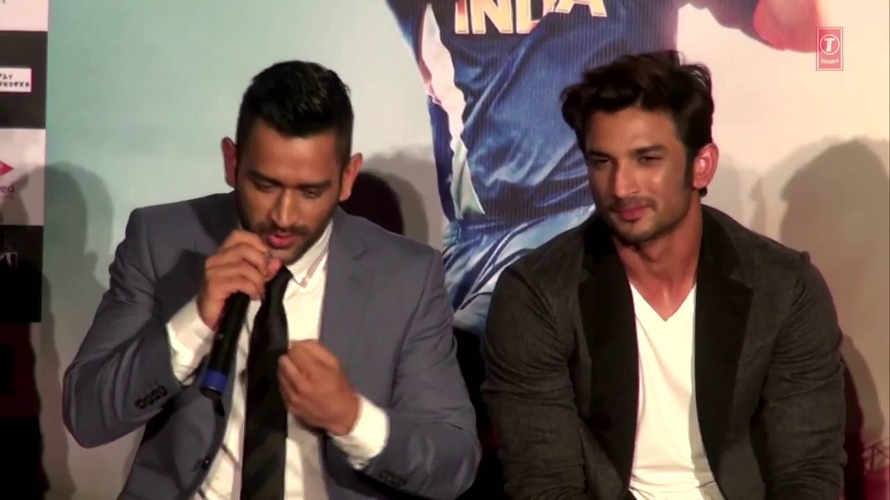 M S Dhoni Full Interview M S Dhoni The Untold Story Press Conference ...