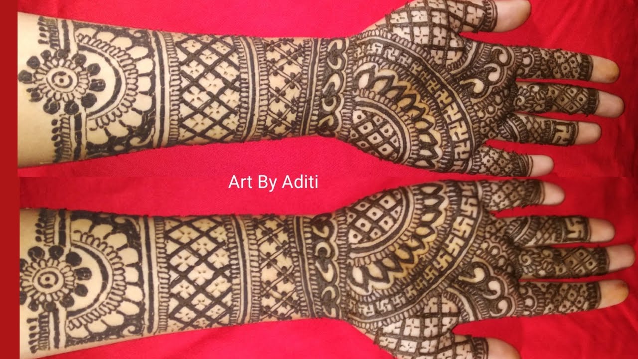 New full hand bridal mehndi designs// wedding special trending bridal ...