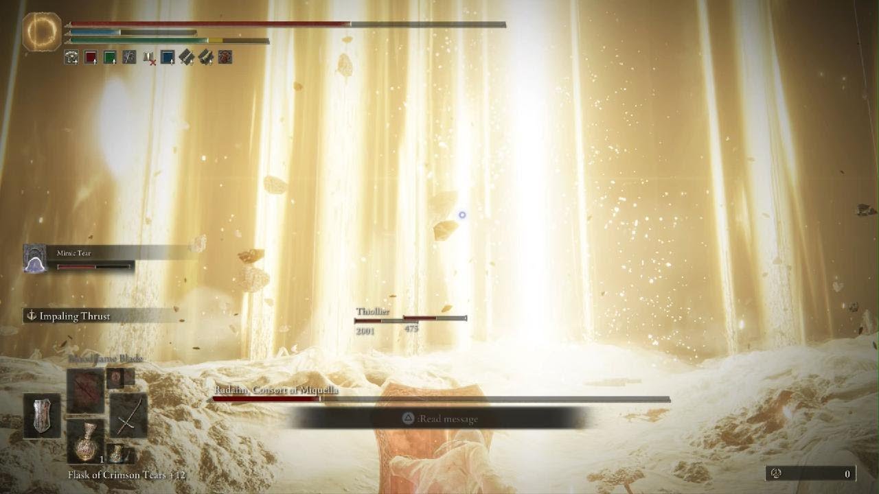 ELDEN RING Beating DLC Radahn Gameplay - YouTube