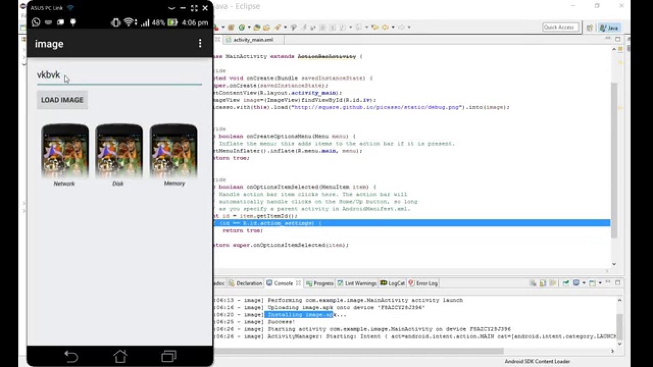 How to load image from URL in android (Easiest,Quickest way) - YouTube