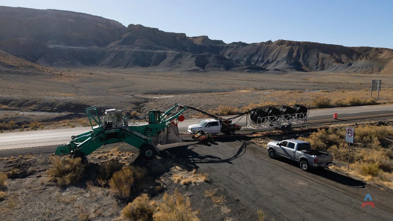 Americom & UDOT - Interstate 70 Fiber Project - YouTube