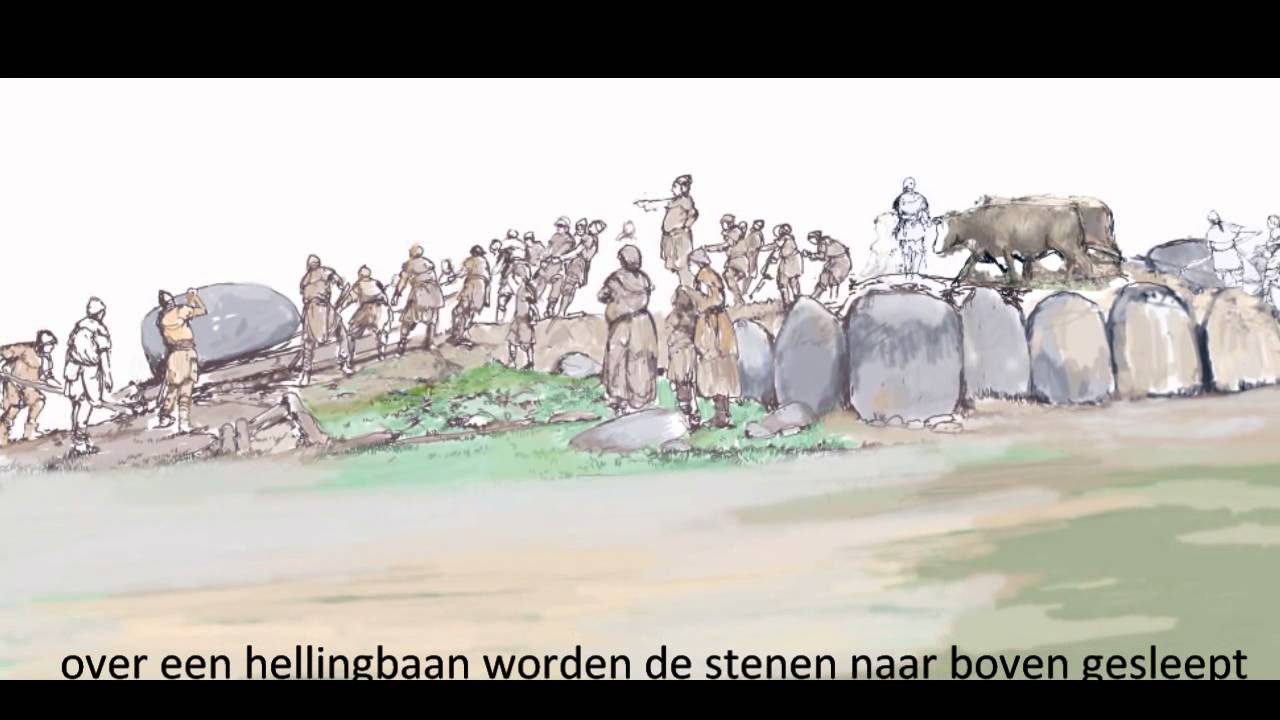 Hoe wordt een hunebed gebouwd? - YouTube