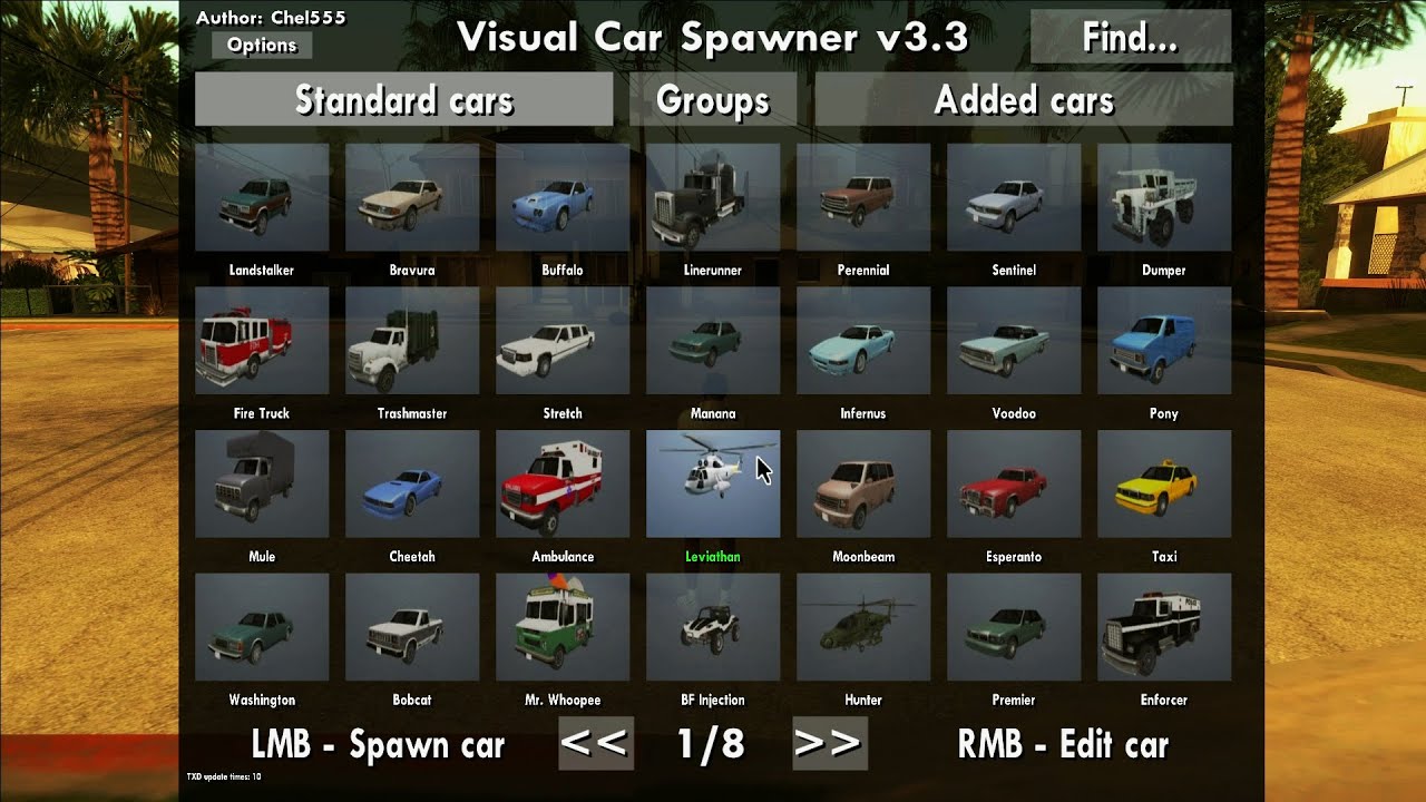 GTA SA Visual Car Spawner V3 3 YouTube gta-sa-visual-car-spawner-v3-3-youtube