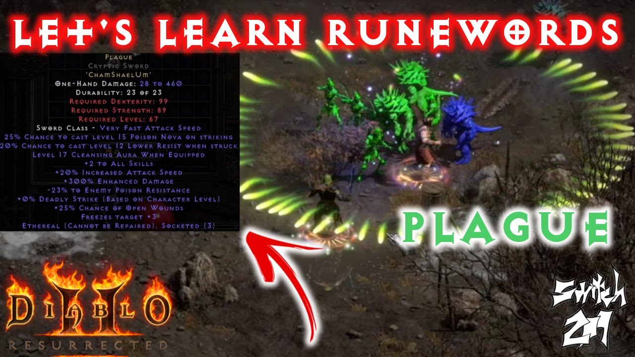 Let's Learn Runewords: Plague - Diablo 2 Resurrected - YouTube