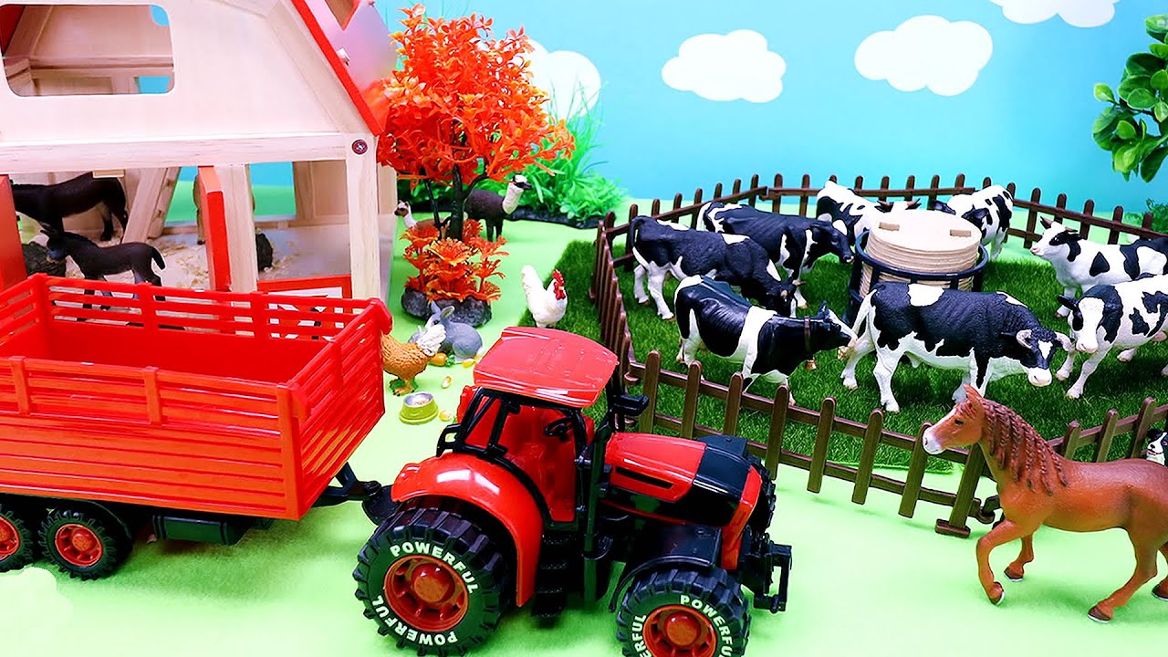 Fun Barnyard Animal Figurines Cattle, Horses and more! - YouTube