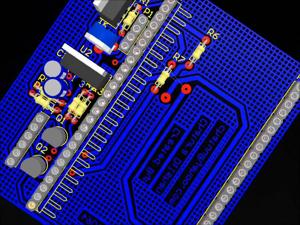 My first Altium PCB 3D - YouTube