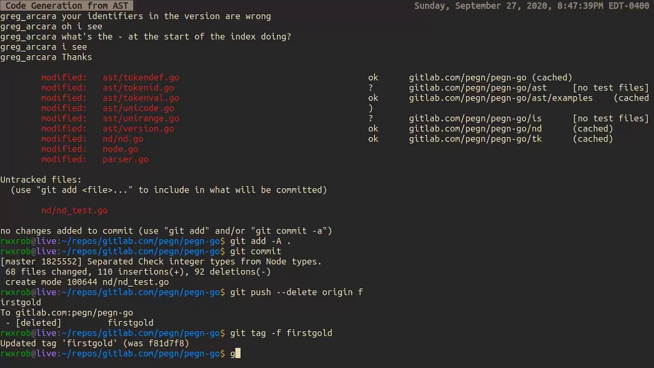 Code Generation From Ast • Golang Pegn Linux Vim Tmux Livecoding Youtube