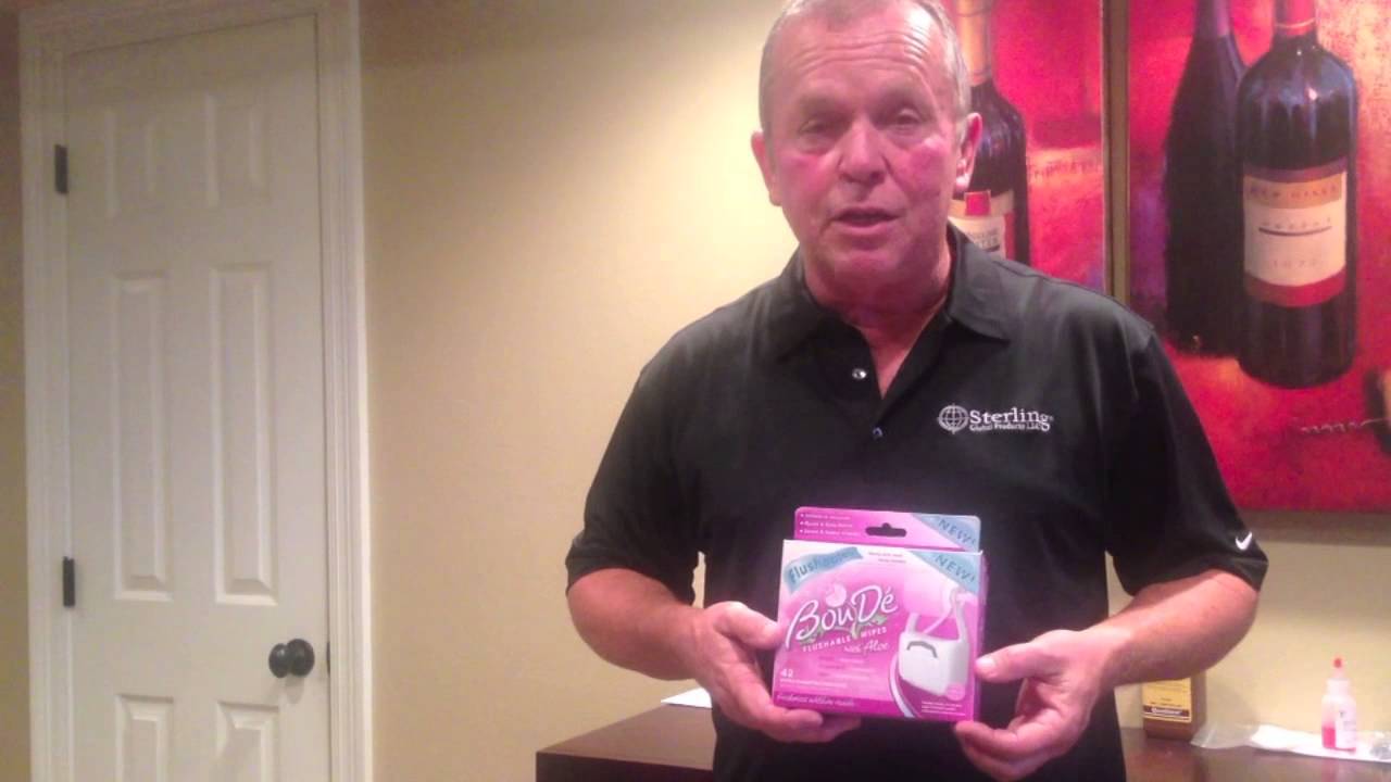 BouDe Flushable Wipes - YouTube