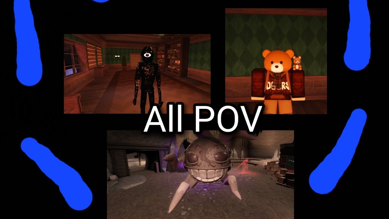 Roblox - DOORS 👁 | All POV | Character - Seek - Grumble | DOORS FLOOR 2 ...