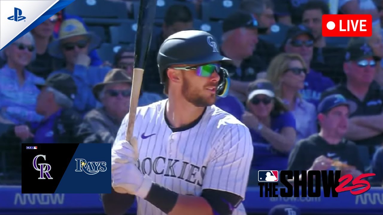 MLB LIVE Rays vs. Rockies Game Highlights 3/28/2025 | MLB Highlights ...