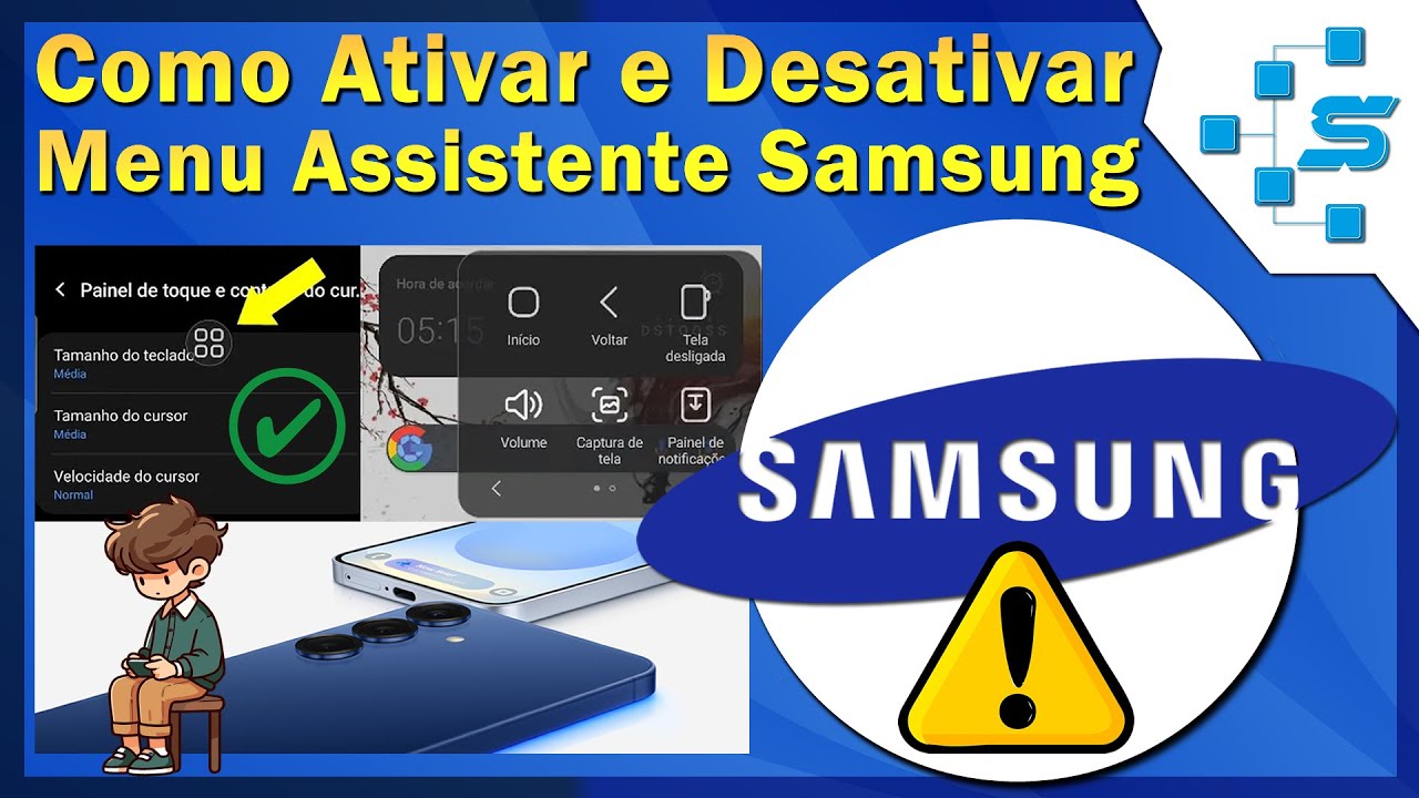 Como Ativar e Desativar Menu Assistente Samsung - YouTube