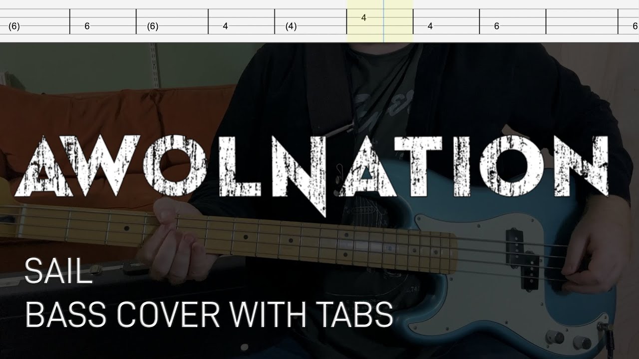 AWOLNATION - Sail (Bass Cover with Tabs) - YouTube