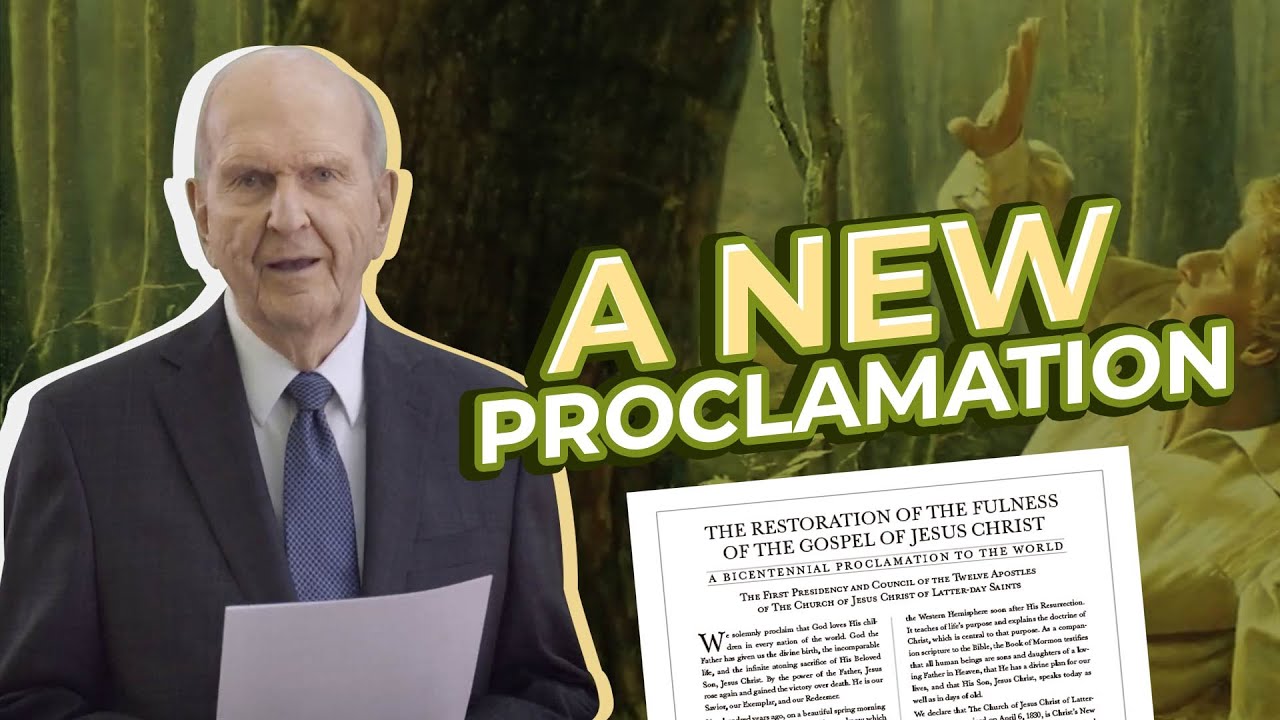 A New Proclamation from the Church of Jesus Christ - YouTube