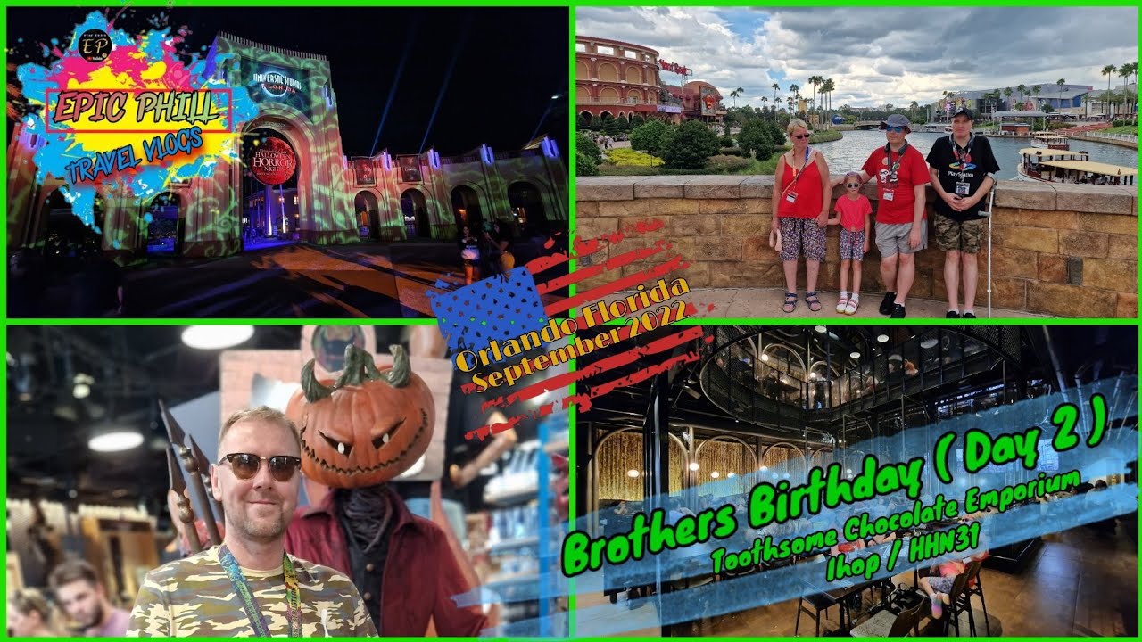 Brothers Birthday (Day 2) | Toothsome Chocolate Emporium / #IHOP #HHN31 ...