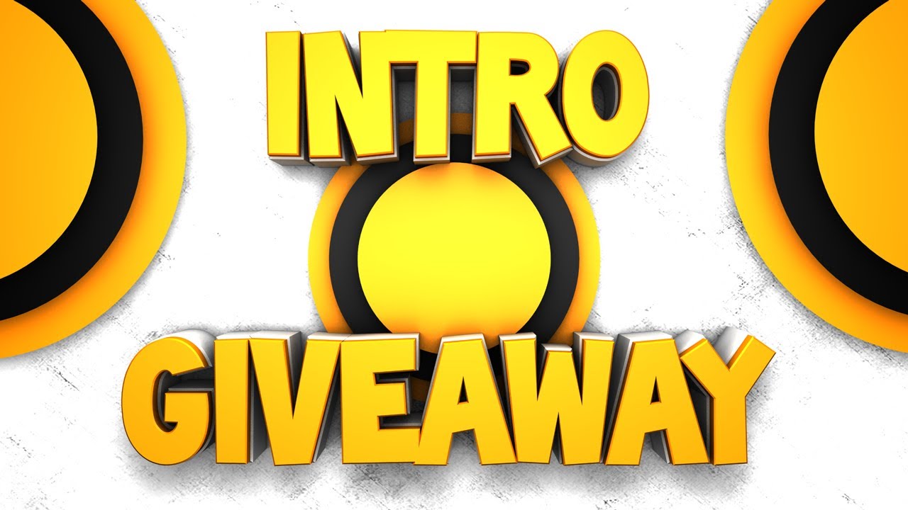 Intro Giveaway 2 (closed) - YouTube