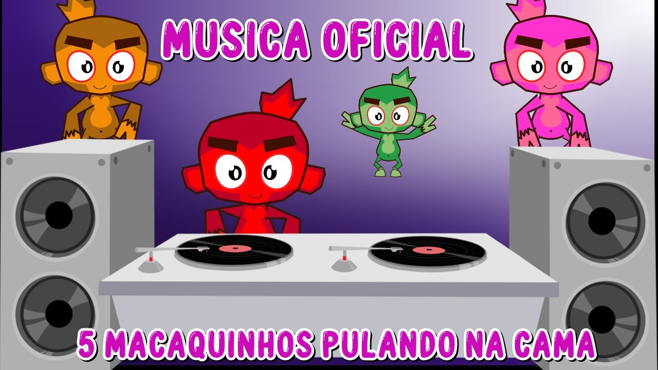 Cinco Macaquinhos🐒- Músicas Infantis Divertidas - LooLoo Kids Português ...