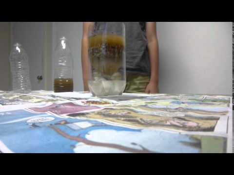 Water Filtration using sand and gravel - YouTube