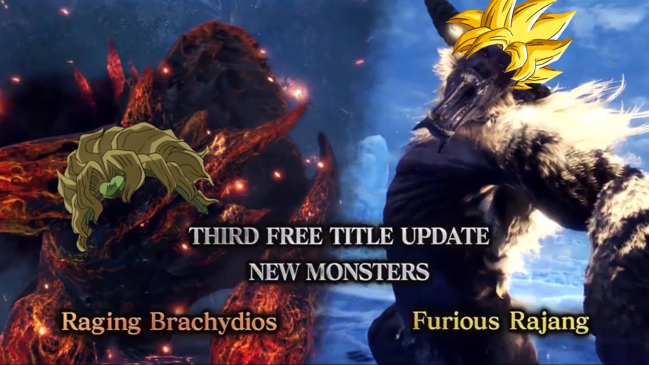 MHW: Iceborne raging brachydios & furious rajang reveal - muda & ssj ...