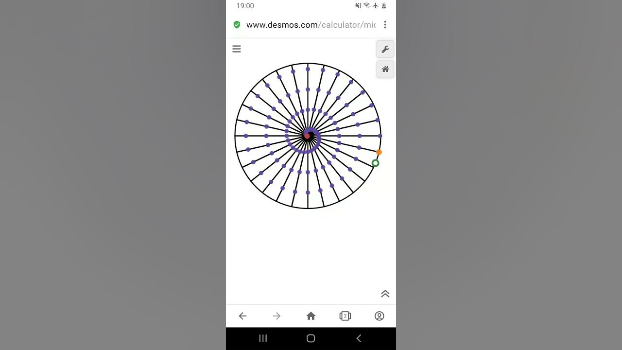 Drawing Spiral Art Using Math Formula On Cartesian Plane Run By Desmos ...