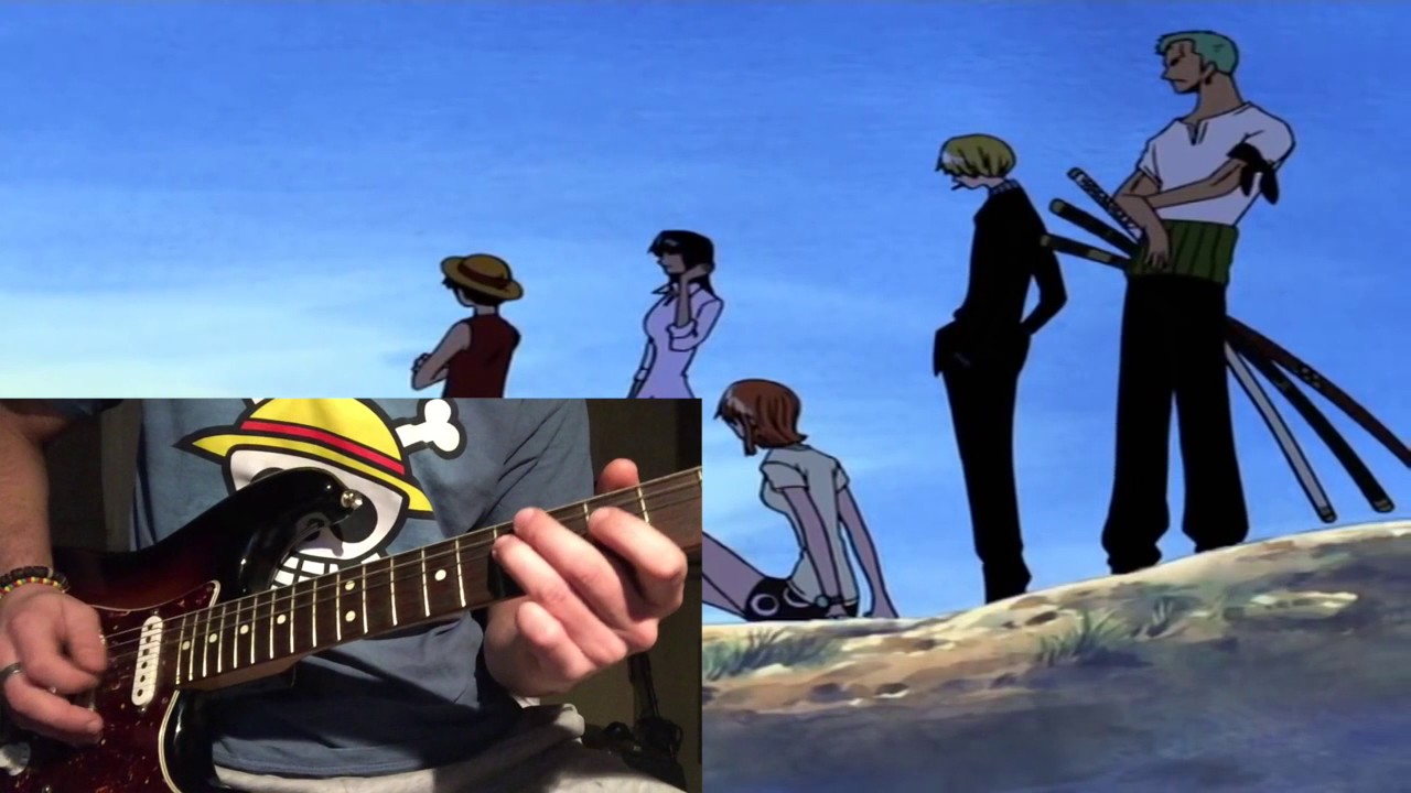 One Piece - Opening 4 - " Bon Voyage " - Guitar Cover - YouTube