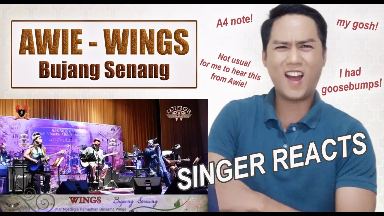 WINGS - Bujang Senang | SINGER REACTS - YouTube