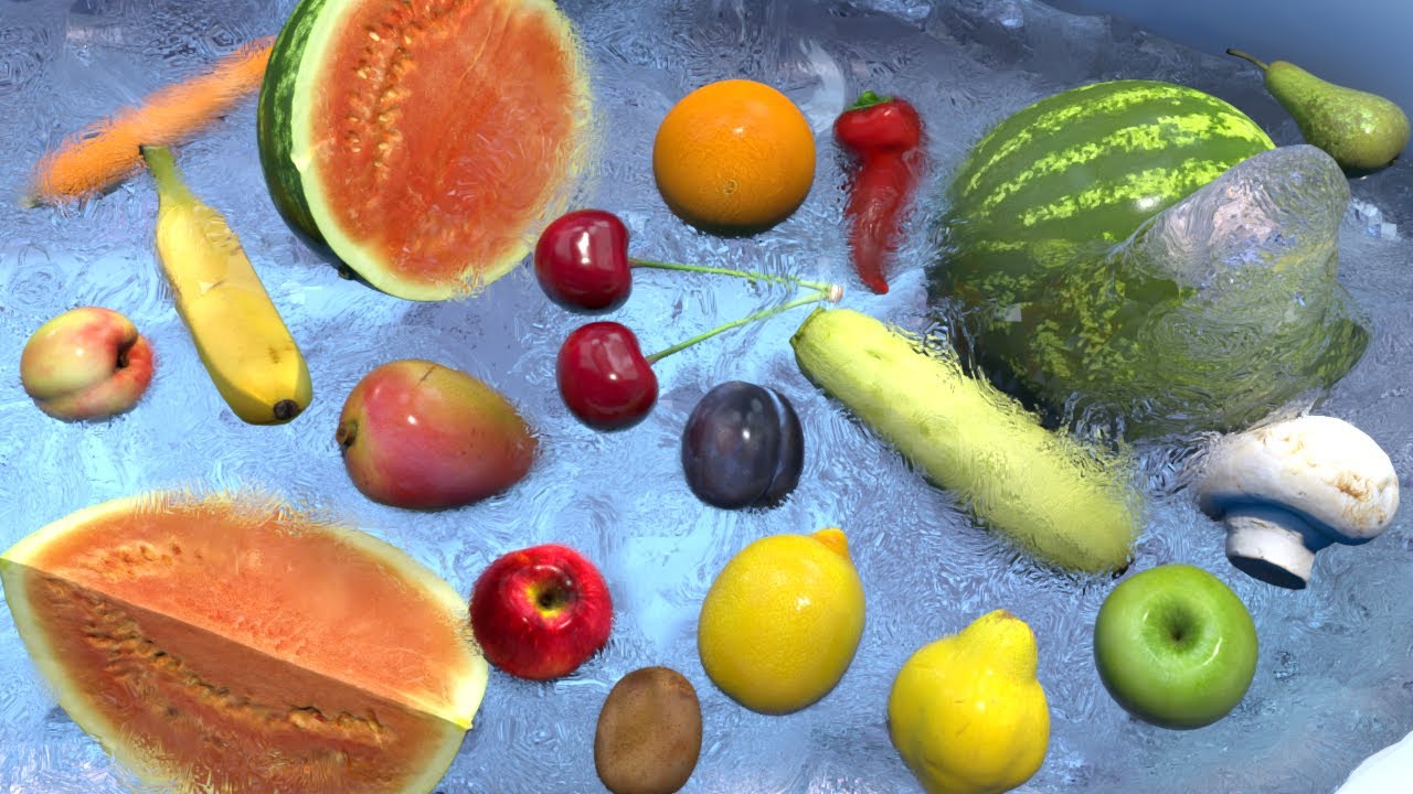 Obst und Gemüse deutsch lernen für Kinder Da-Da Ma-Ma Kids DE - YouTube