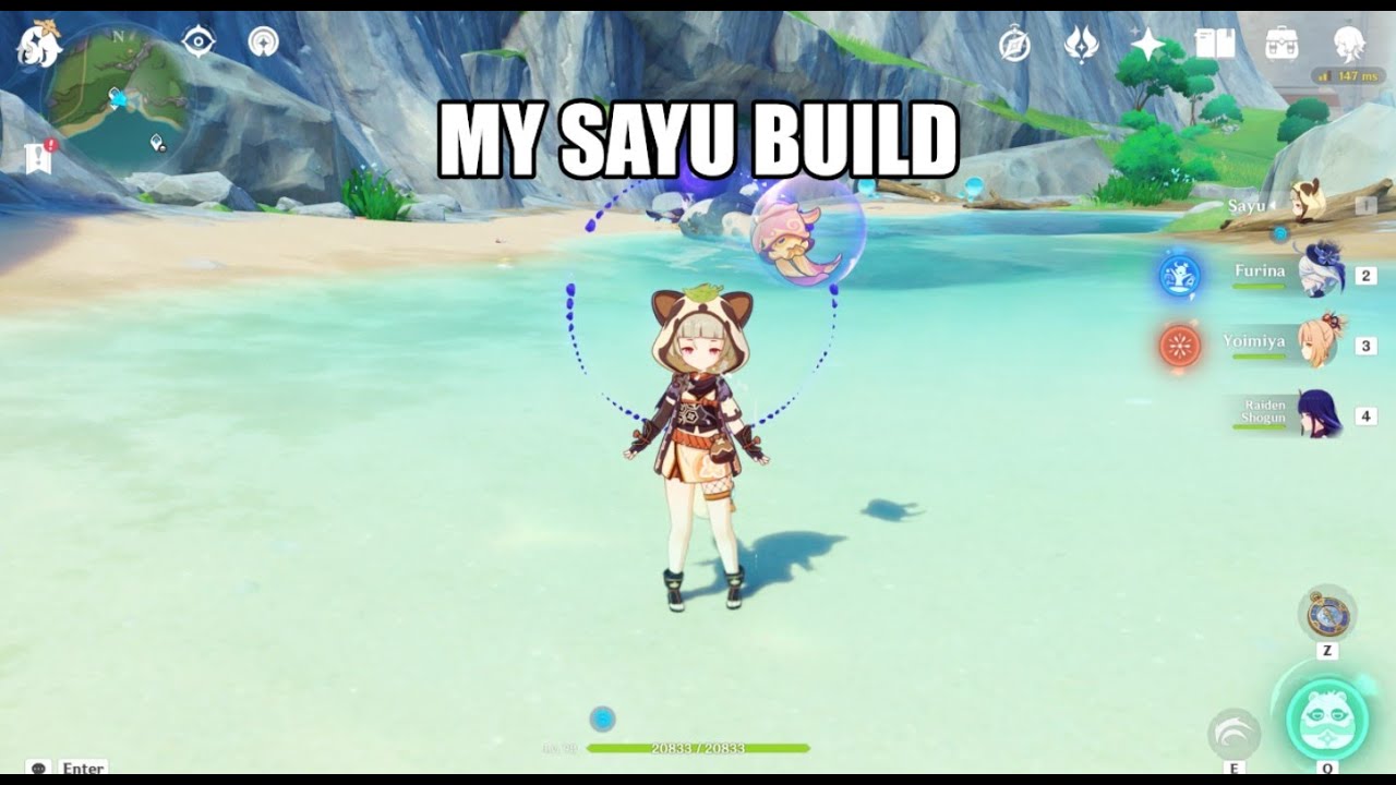 My Sayu build | Genshin Impact - YouTube