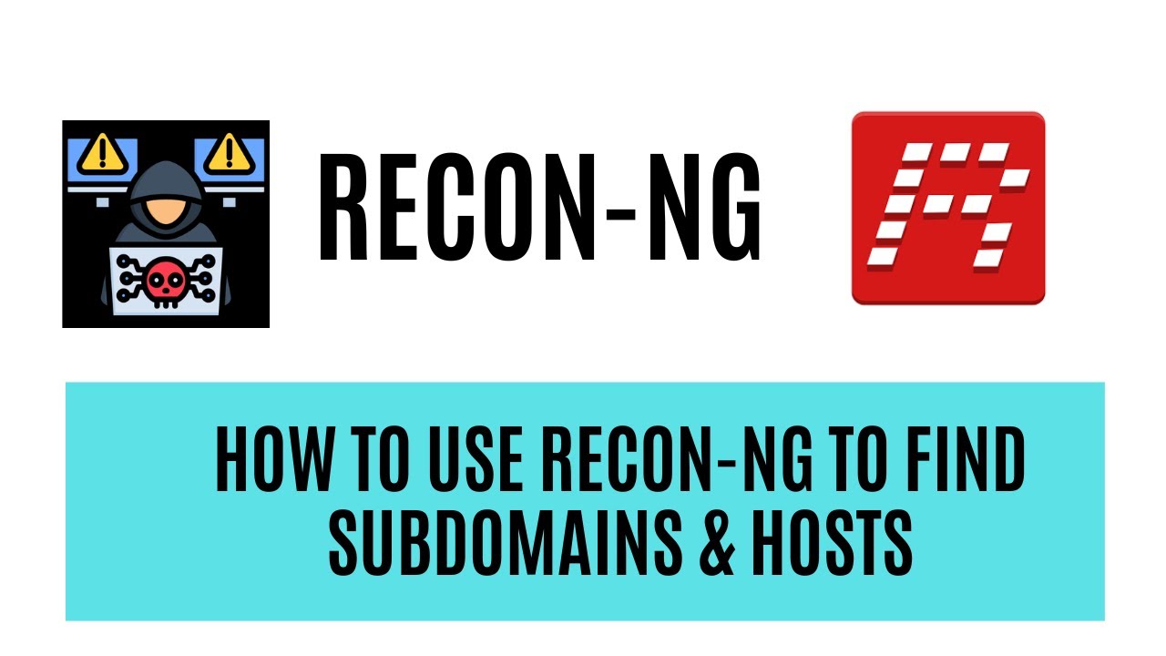 How to Use Recon-ng to Find Subdomains & Hosts - YouTube