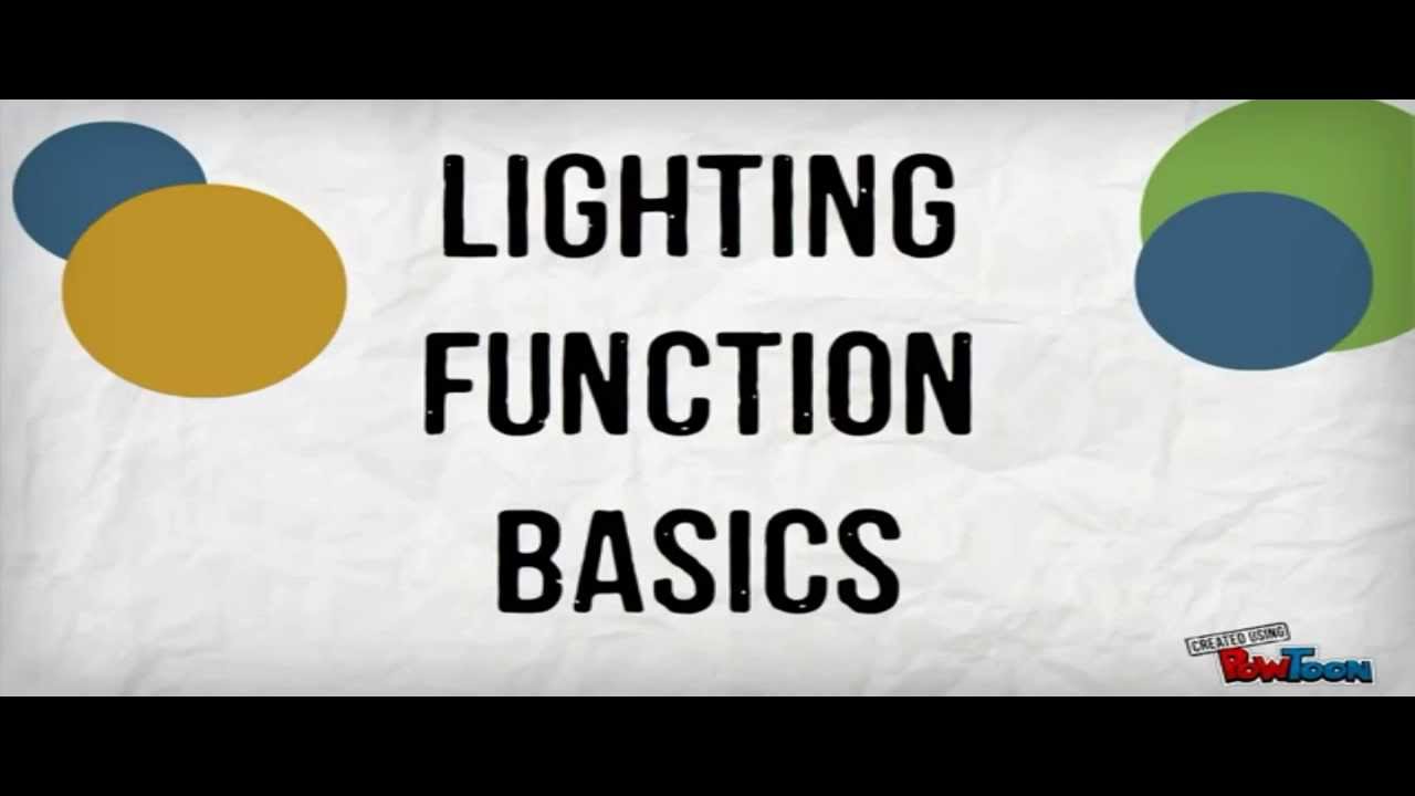 Lighting Function Basics - YouTube