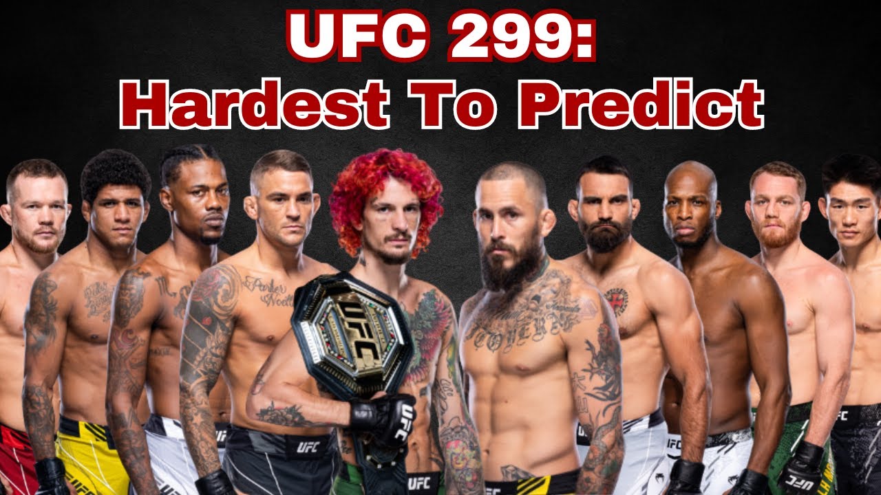 The MOST COMPETITIVE Card Ever: UFC 299 Is Stacked With Toss-Ups! - YouTube