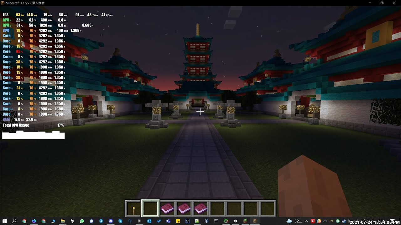 ASUS ROG Zephyrus G14 - Minecraft Game Test v2 - YouTube