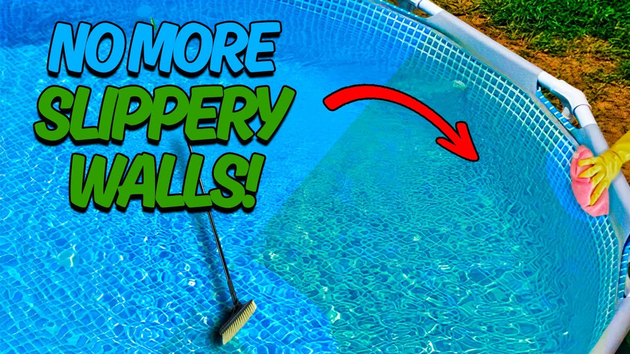 Slippery Pool walls? | Solution - YouTube