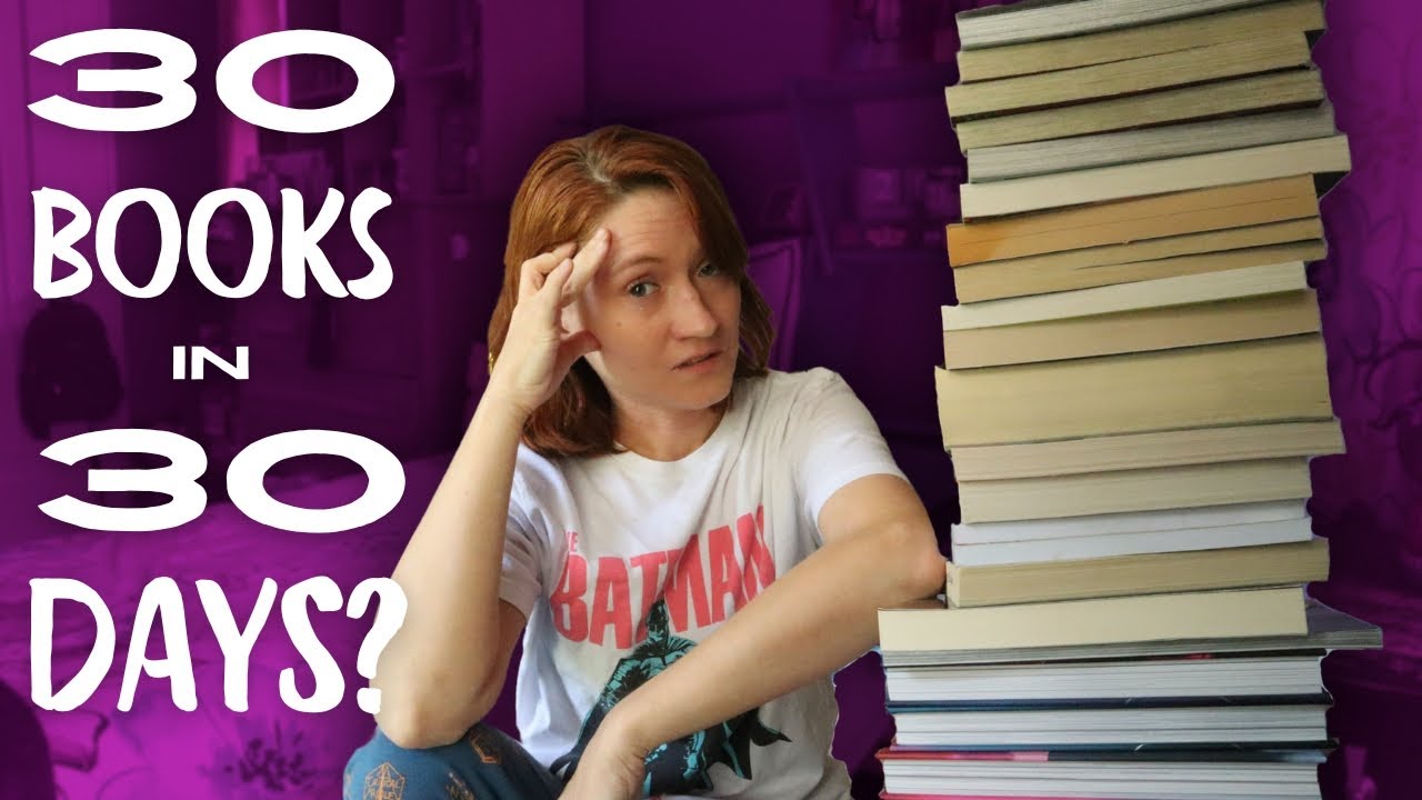 Can I Read 30 Books in 30 Days??? | A Reading Challenge - YouTube